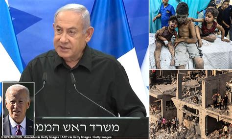 Netanyahu Vows All Hamas Fighters Are Doomed Ahead Of Gaza Invasion Daily Mail Online
