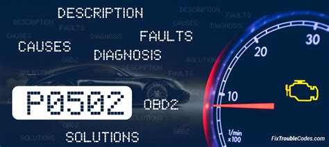 P0502 Fault Code ALL BRANDS Symptoms And Solutions