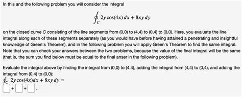 Solved In This And The Following Problem You Will Consider Chegg