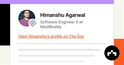 Himanshu Agarwal Software Engineer Ii At Medibuddy The Org