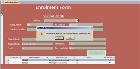 Vba Access Populate Subform From Combo Box Error Stack Overflow