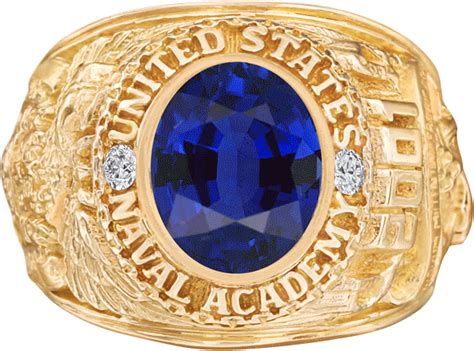 Usna Class Rings Gemstones Diamond Clusters Plugs Annapolis Md