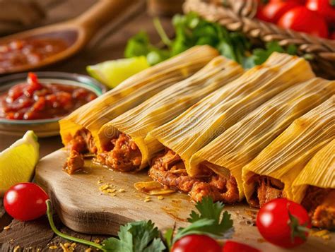 Tamales Prehispanic Dish Typical Of Mexico And Some Latin American