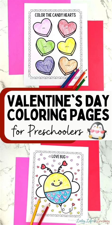 Valentines Day Coloring Pages For Preschoolers