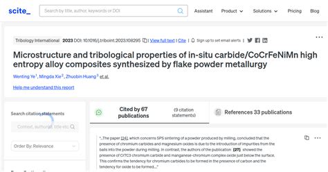 Microstructure And Tribological Properties Of In Situ Carbide Cocrfenimn High Entropy Alloy