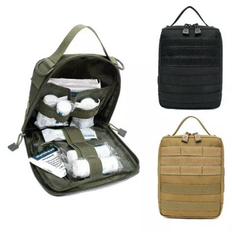 Men Tactical Molle Medical Pouch Utility Emt Rip Away Survival Bag
