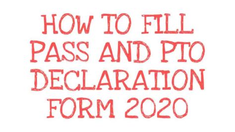 रेल पास घोषणा पत्र भरते समय ध्यान देने वाले बिंदु घोषणा पत्र 2020 Rail Gyan