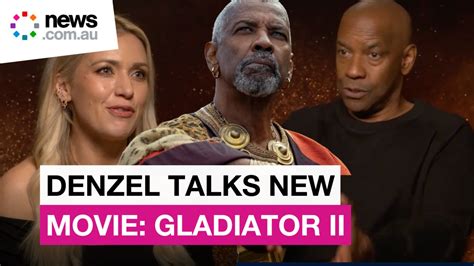 Denzel Washington Spills On Filming Gladiator Ii ‘i Never Knew