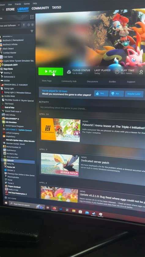 Help Game Wont Launch R Palworld
