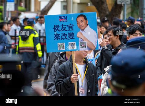 Taipei 24th Nov 2023 Enthusiasts Of Kuomintangs Kmt Presidential