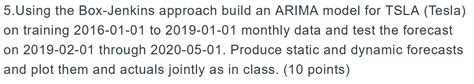 5 Using The Box Jenkins Approach Build An Arima Model