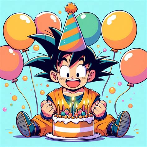 Fondos De Cumpleaños Dragon Ball Goku El Taller De Hector