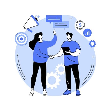 Premium Vector Relationship Marketing Abstract Concept Vector Illustration