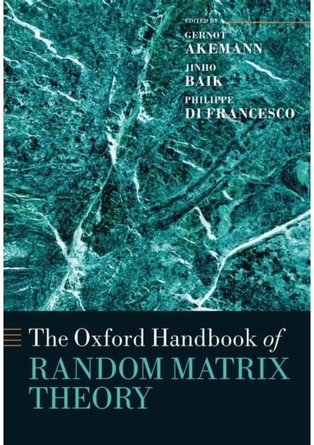 oxford handbook of random matrix theory pegasas