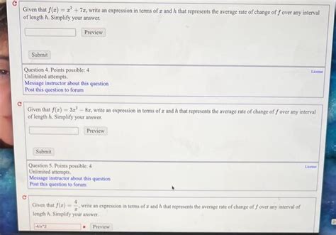 Solved Given That F X X X Write An Expression In Terms Chegg