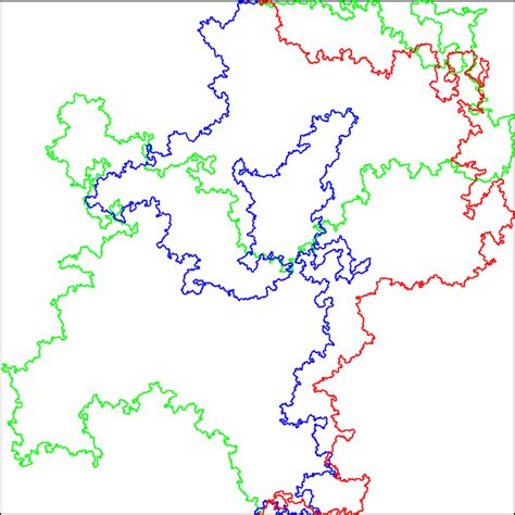 Three Samples Of The Loop Erased Percolation Explorer Download