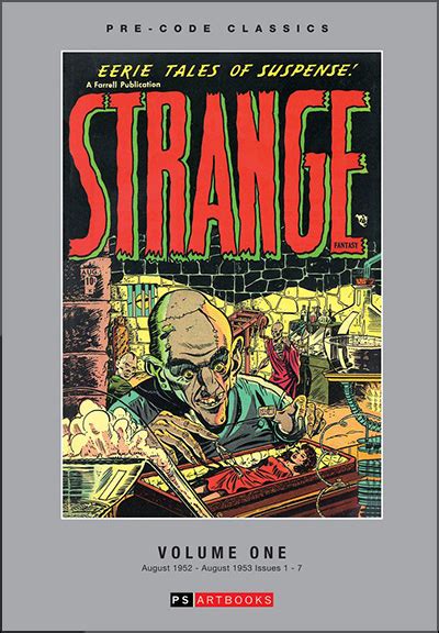Pre Code Classics Strange Fantasy Volume 1 Buds Art Books