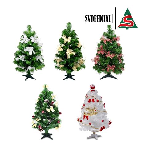 ต้นคริสต์มาส ต้นคริสมาส ขนาด 2 ฟุต Christmas Tree 2f คละสี คละแบบ