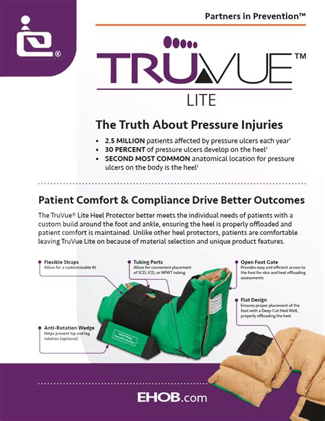Truvue Lite Heel Protector One Pager Clinical Resource Ehob