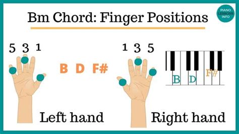 Bm Piano Chord What It Is And How To Play It B Minor Chord