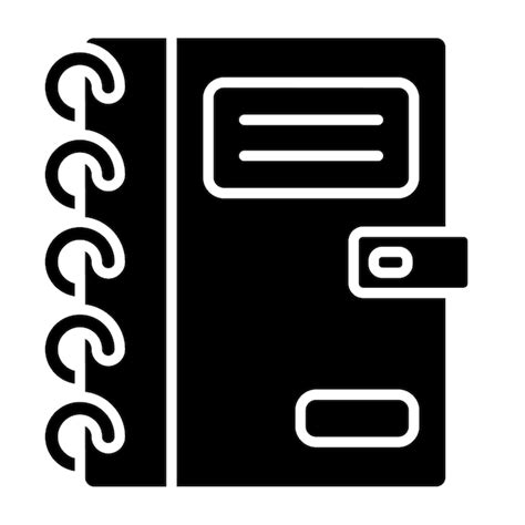 Premium Vector Notebook Icon