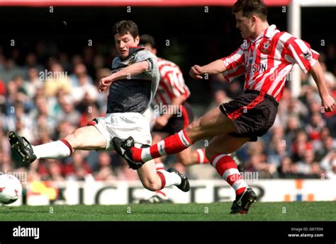 English Soccer Premiership Southampton V Manchester United Stock