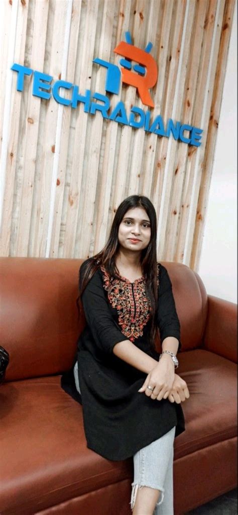 sushma yadav on linkedin internship techradiance intern