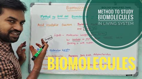 Biomolecules Introduction Senthilnathan Youtube