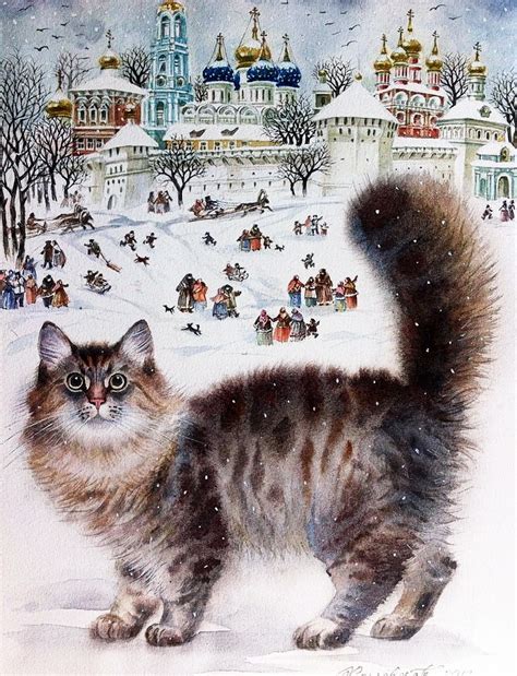 Пазл «Зимний котик из 221 элементов Собрать онлайн пазл №268441