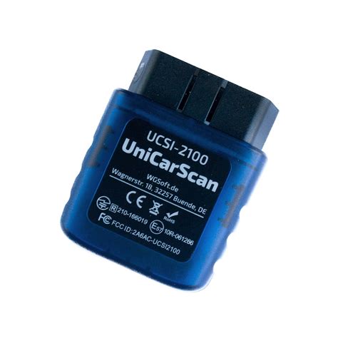 Unicarscan Ucsi 2100 Obd2 Bluetooth Scanner For Bimmercode Coding And Motoscan Diagnostic Tool