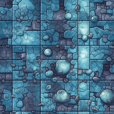 Premium Photo A Close Up Of A Blue Tiled Surface With A Lot Of Small