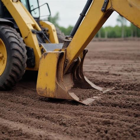 An Excavator Diging The Ground Illustration Premium Ai Generated Image