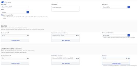 DHCP Over Route Based IPSec In Sophos Firewal Holmq Dk