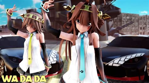 【mmd艦これ】金剛4姉妹でwa Da Da Jc高速戦艦ボーカロイドコスプレver 歌詞つき Youtube