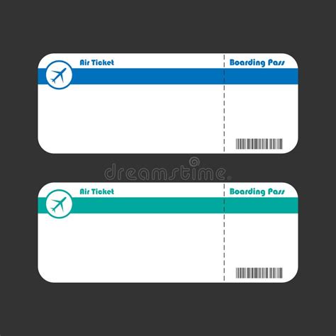 Ticket Boarding Pass Vector Stock Illustration Illustration Of Pass