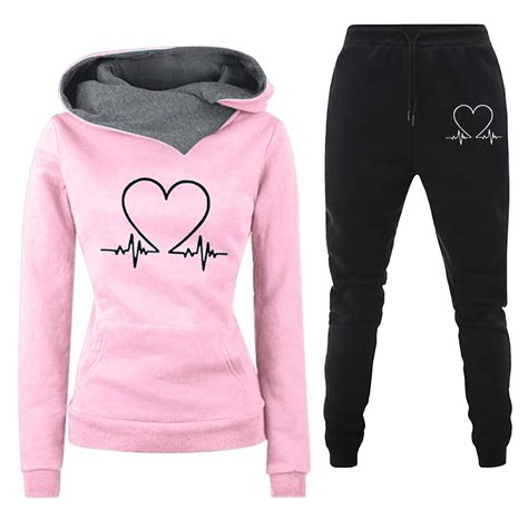 Fadaacai Women Sweat Suits 2 Piece Set Womens 2 Outfits Casual Long