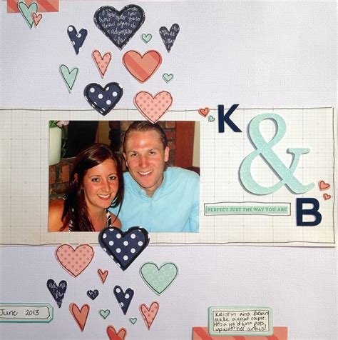 K And B Hearts Card Making Birthday Monthly Crafts Paper Shaper