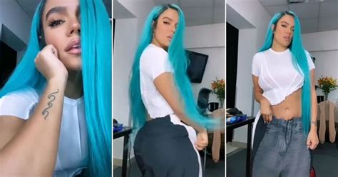 El Sensual Baile De Karol G Al Ritmo De Me Porto Bonito De Bad Bunny