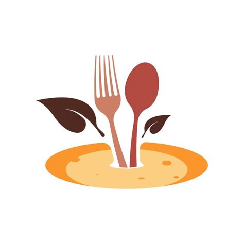 Concept De Conception De Logo Daliments Sains Naturels Vecteur Premium