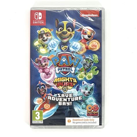 Paw Patrol Mighty Pups Save Adventure Bay Dlc Switch Second Disc Oy