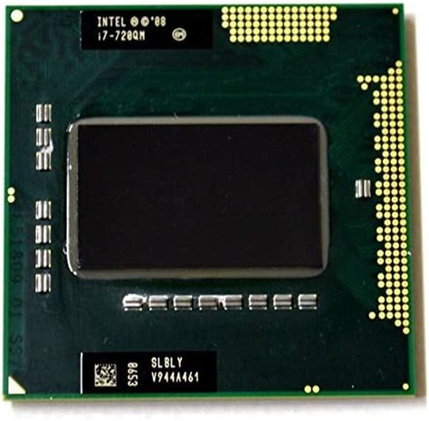 Amazon Com Intel Core I7 720QM SLBLY 1 6GHz 6MB Quad Core Mobile CPU Processor Socket G1 988