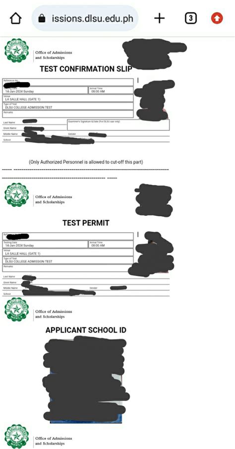 How To Print Test Permit R Dlsu