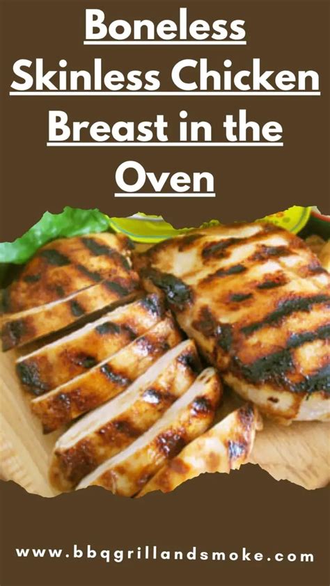 Boneless Skinless Chicken Breast In The Oven Bbq Grill And Smoke