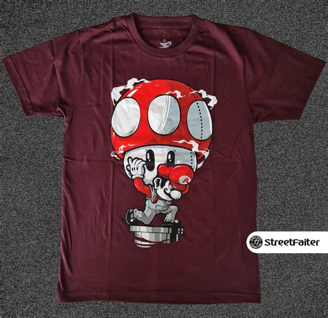 Super Mario Mushroom Guindo StreetFaiter