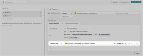 Step 3 Creating Submit Actions Fluix