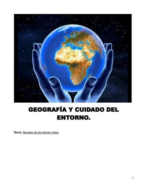 Geografía y Cuidado del Entorno YEYE FV uDocz