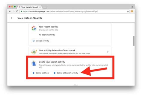 How To Delete All Google Search Activity From A Google Account
