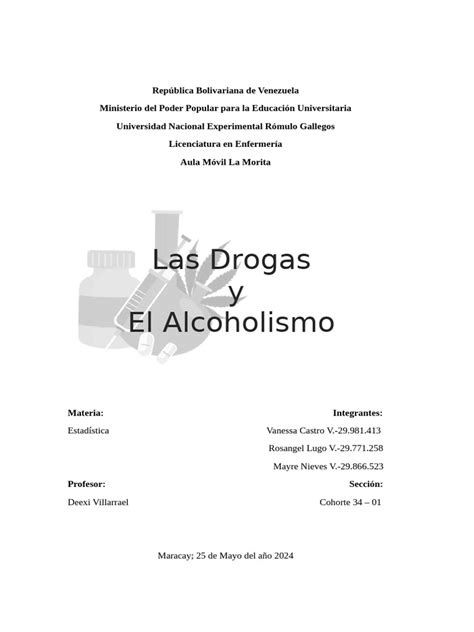 Las Drogas Y El Alcohol Las Chicas Super Poderosas Pdf