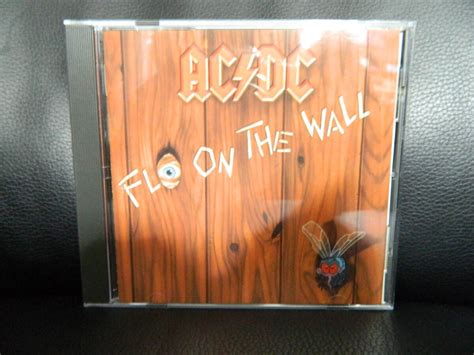 【やや傷や汚れあり】13 Acdc Fly On The Wall 日本盤 ジャケ、日本語解説 経年の汚れあり ※630から発送し