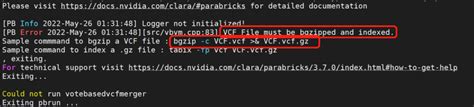 Error In Merging Variant Callsets From Multiple Callers Into One Vcf File Parabricks Nvidia